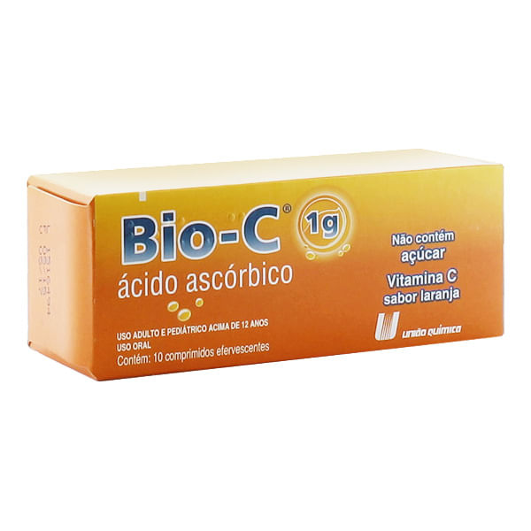 BIO C 1G COM 10 COMPRIMIDOS EFERVESCENTES - Drogaria Catarinense