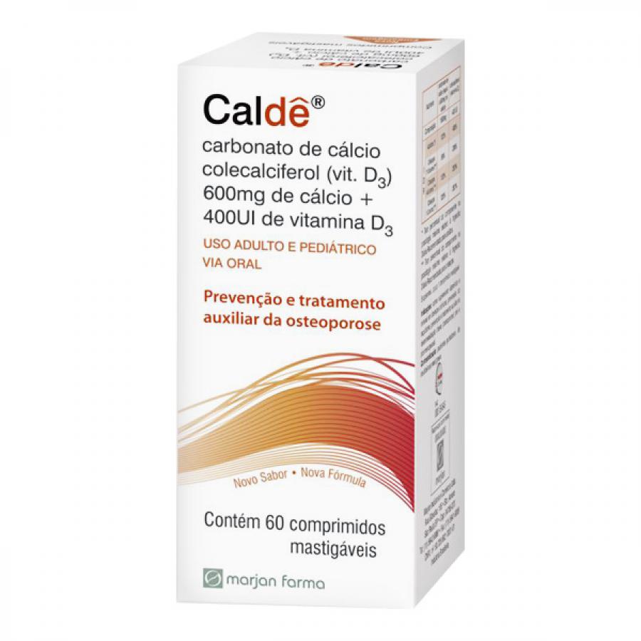 CALDÊ COM 60 COMPRIMIDOS SABOR MENTA ZERO AÇÚCARES - Drogaria Catarinense
