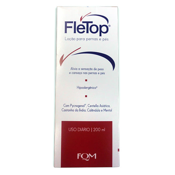 Locao Fletop Para Pernas E Pes 200ml - Drogaria Catarinense