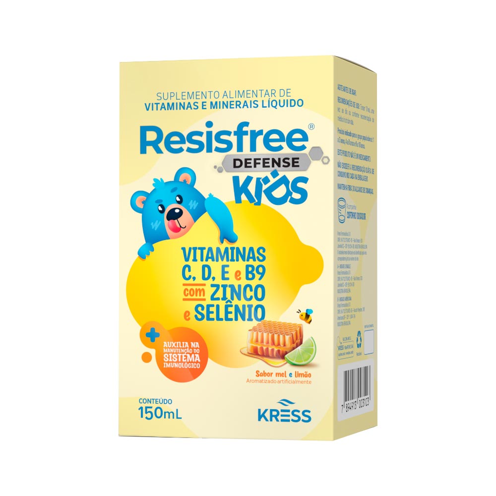 Resisfree Defense Kids 150ml Mel E Limao - Drogaria Catarinense