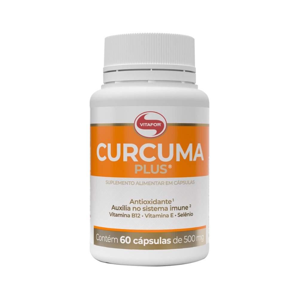 CURCUMA PLUS COM 60 CAPSULAS 500MG - Drogaria Catarinense