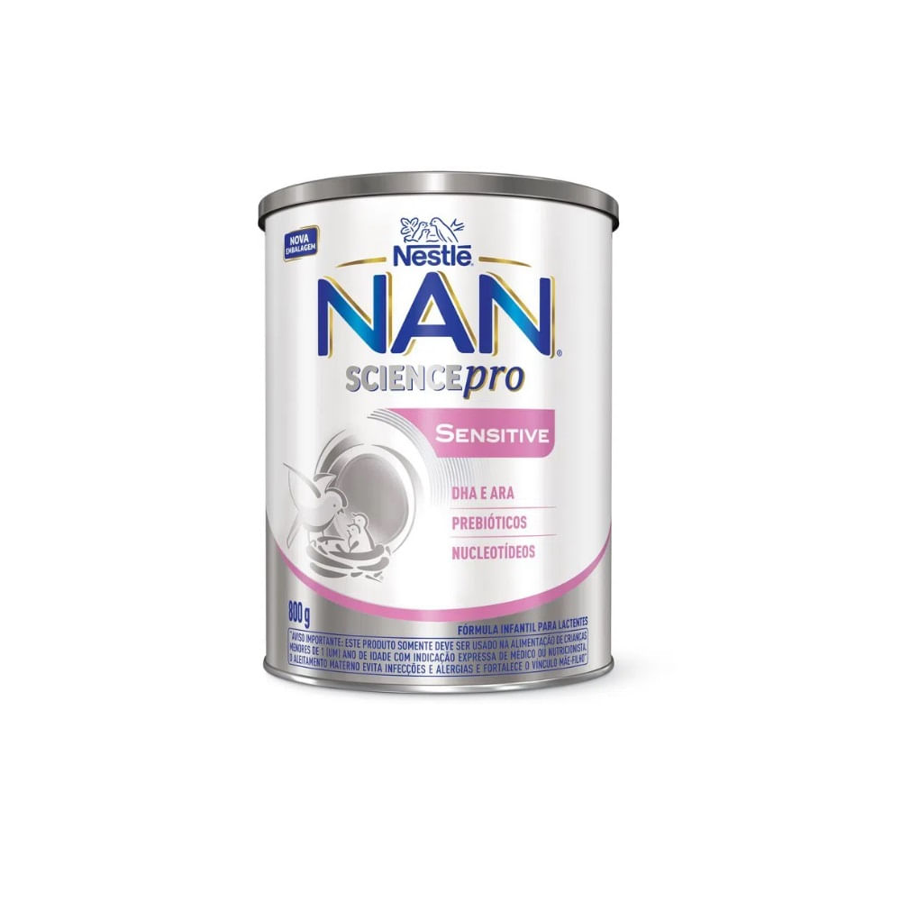 FORMULA INFANTIL NAN SENSITIVE 800G - Drogaria Catarinense