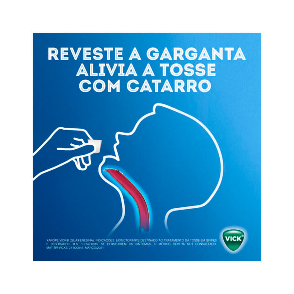 VICK PEDIATRICO 120ML XAROPE 200MG/15ML - Drogaria Catarinense