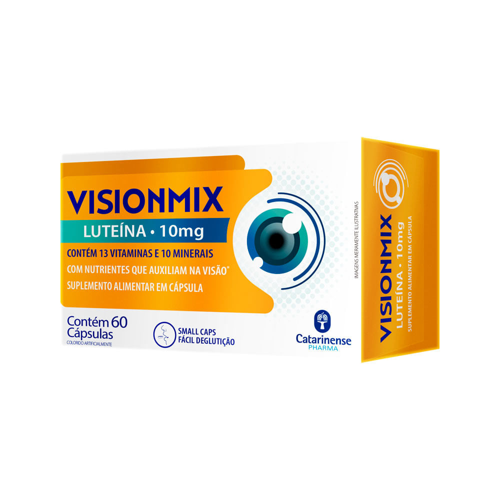 VISIONMIX COM 60 CAPSULAS 10MG - Drogaria Catarinense