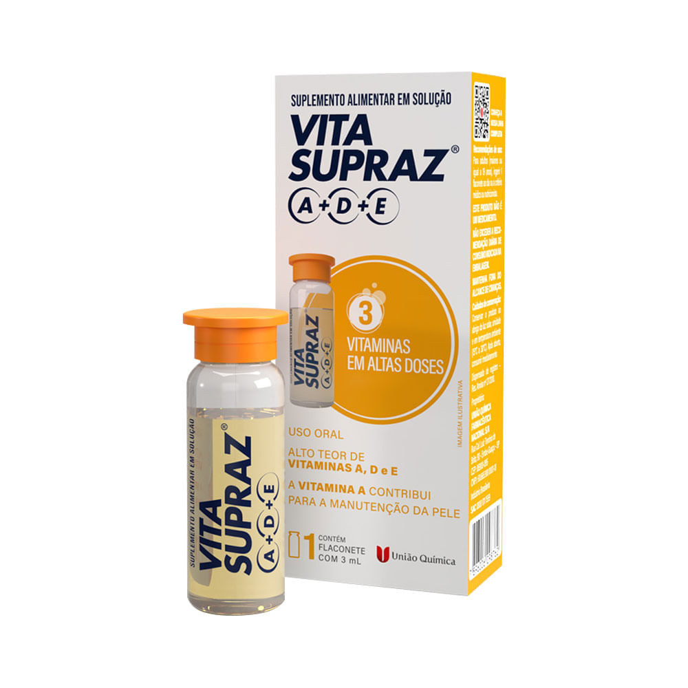 VITA SUPRAZ A+D+E 3ML FLACONETE - Drogaria Catarinense