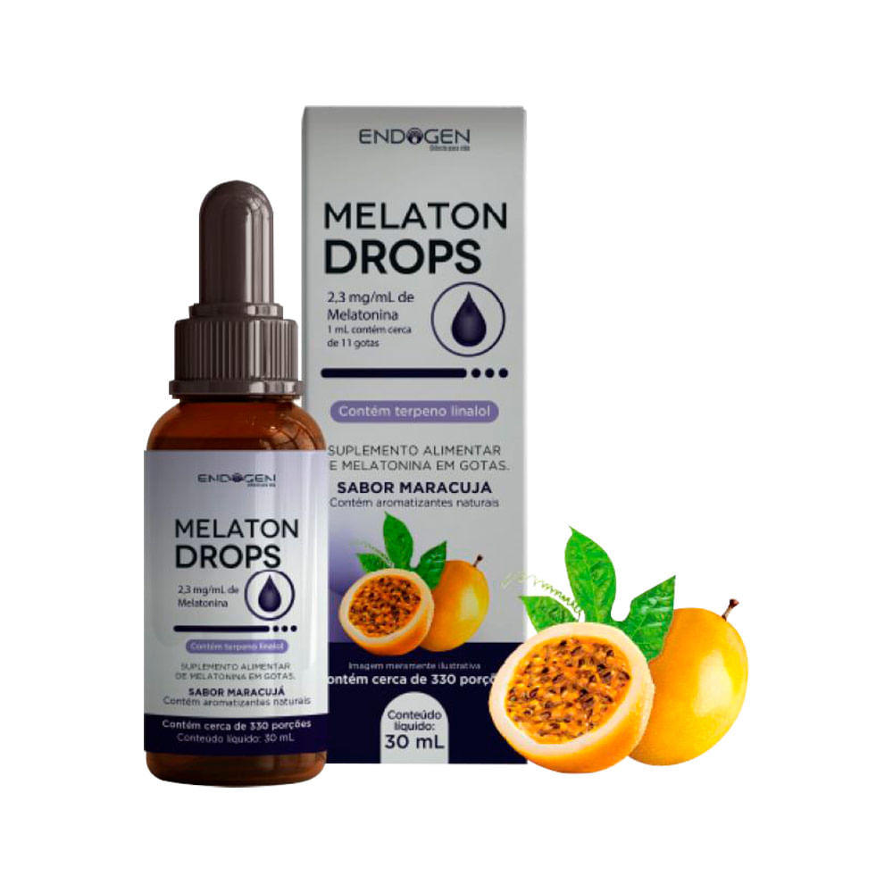MELATON DROPS 30ML GOTAS MARACUJA - Drogaria Catarinense