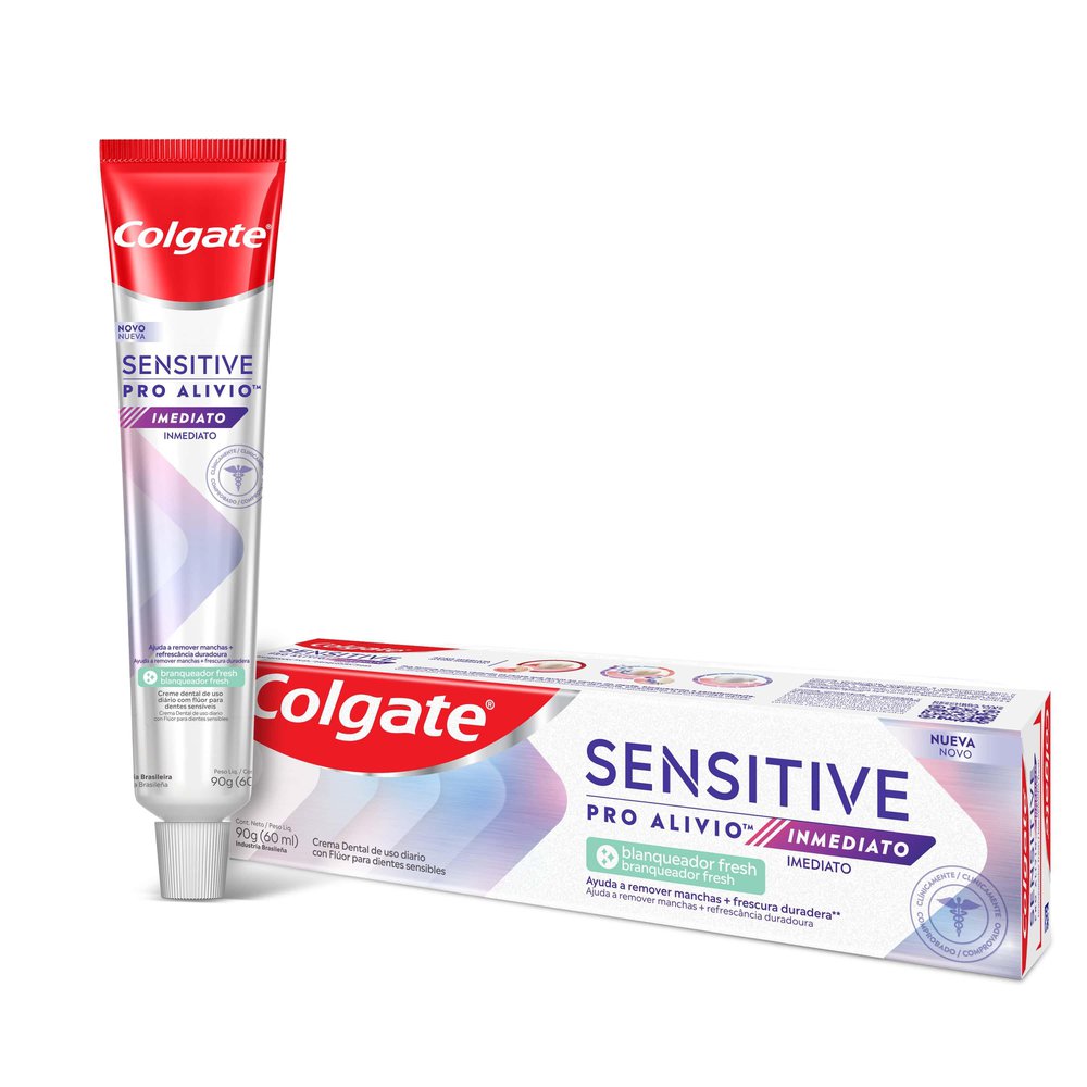 CREME DENTAL COLGATE SENSITIVE PRO ALIVIO IMEDIATO BRANQUEADOR FRESH ...