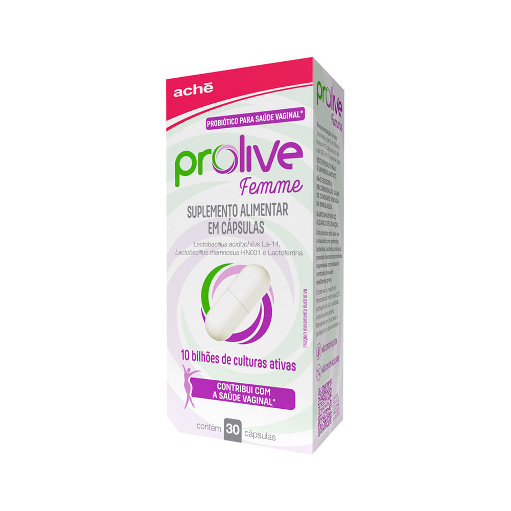 Prolive Femme Com 30 Capsulas - Drogaria Catarinense