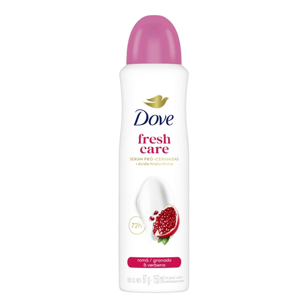 DESODORANTE AEROSSOL DOVE FRESH CARE ROMA E VERBENA 150ML - Drogaria ...